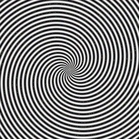 Girando - Imagens de Ilusões de Óptica