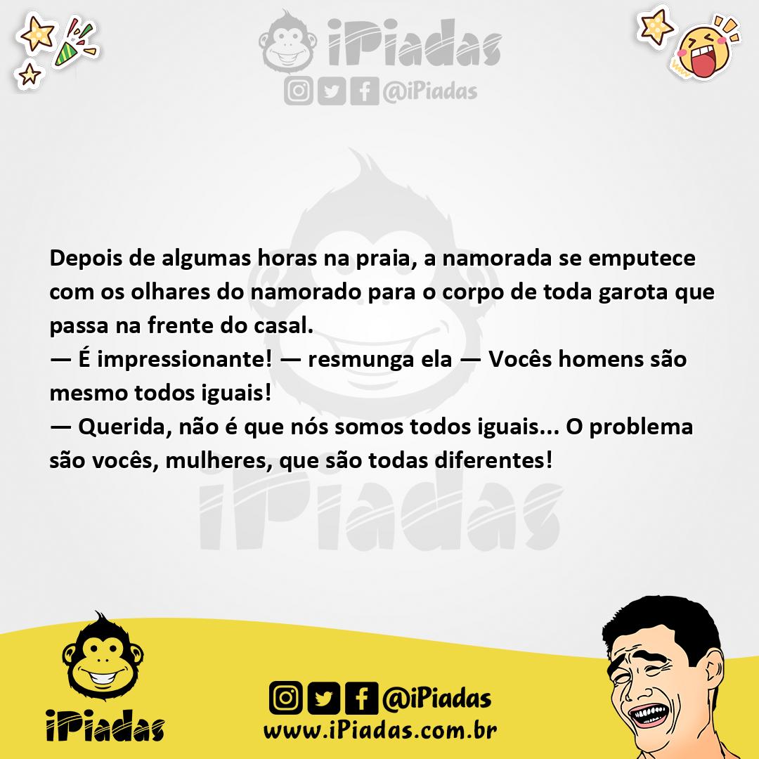 Homens Iguais - Piadas Engraçadas