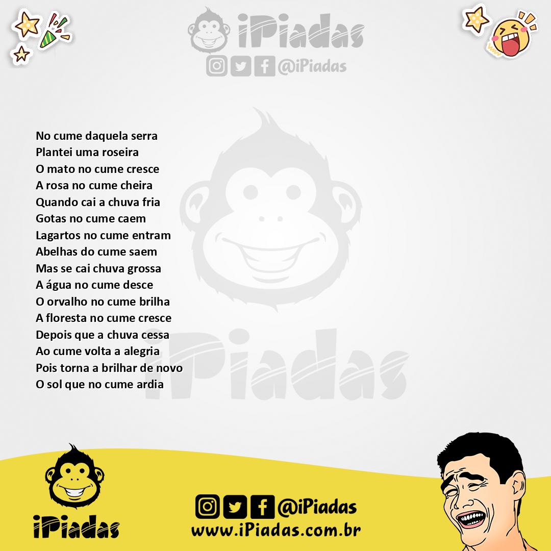 Poema do Cume - Piadas Engraçadas